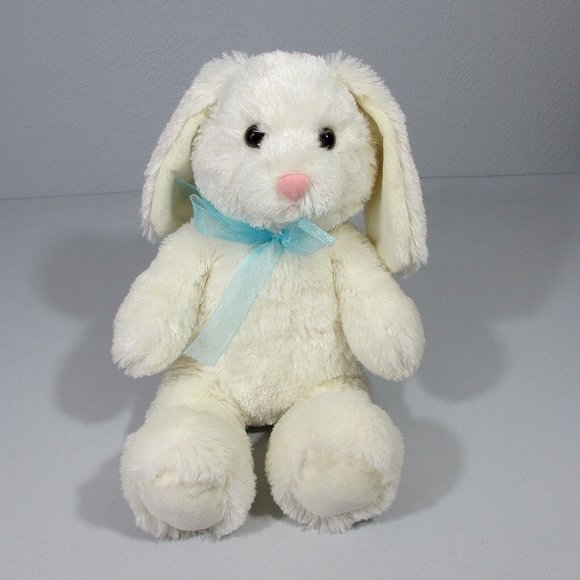 Aurora | Toys | Aurora White Rabbit 4 Inch Plush Blue Bow Easter Spring ...